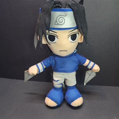 Buy Vintage Naruto Sasuke Plush Doll Japan Anime Blue 2002 Stuffed Toy