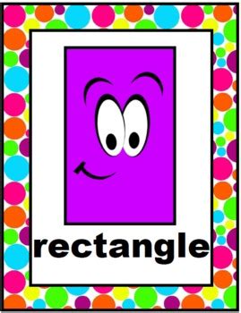 Polka Dots {plane Shapes Posters} By Michelle Mcelhinny Tpt