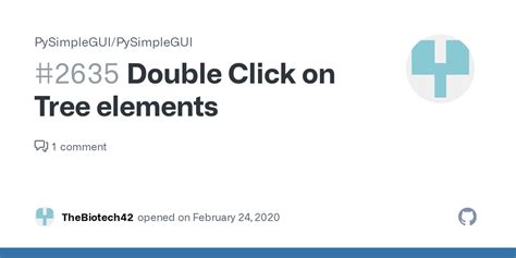 Double Click On Tree Elements · Issue 2635 · Pysimpleguipysimplegui