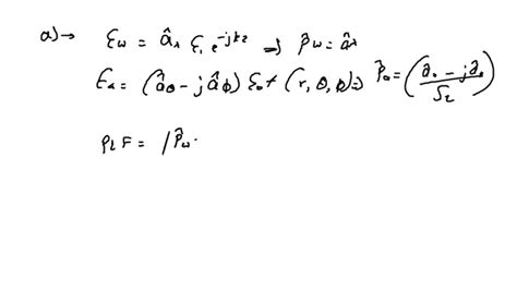 solved a linearly polarized wave traveling in the positive z direction