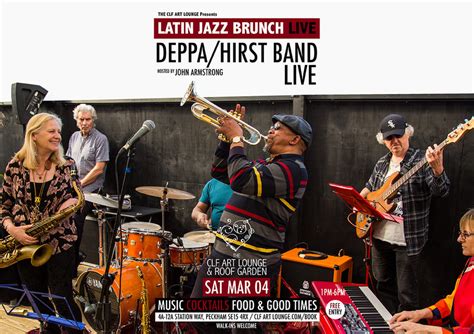 Latin Jazz Brunch Live With Claude Deppa And Clare Hirst Band Live