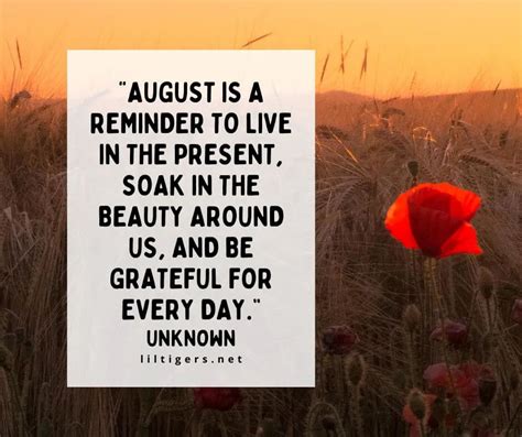210 Hello August Quotes Sayings And Wishes 2025 Lil Tigers