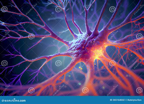 Neurons Brain Cells Neural Network Stock Illustration Illustration