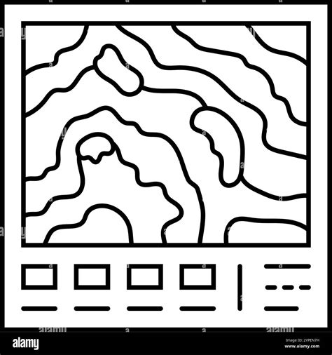 Geologic Mapping Mining Line Icon Vector Illustration Stock Vector Image And Art Alamy