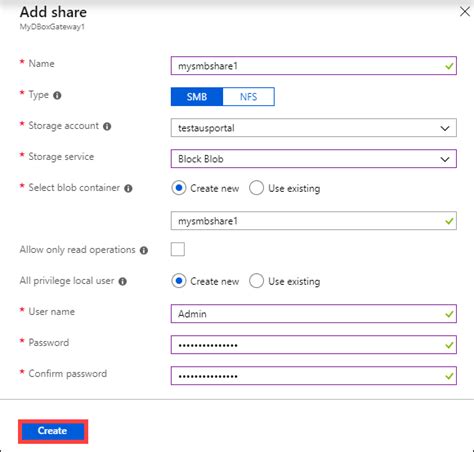 Azure Data Box Gateway 공유 관리 Microsoft Learn