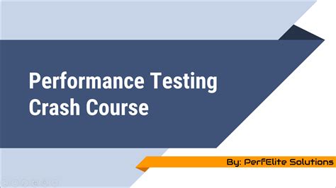 Performance Testing Terminologies Performance Testing Metrics
