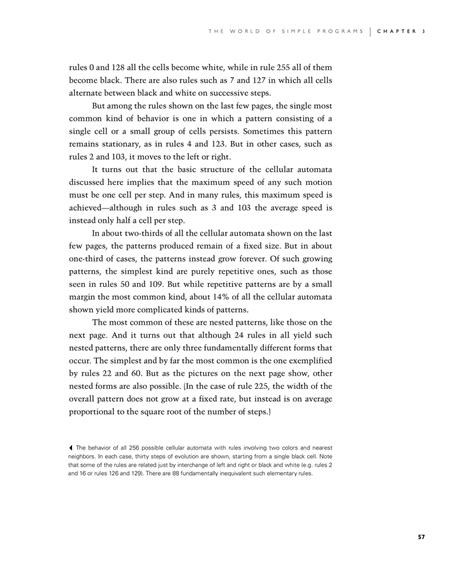 More Cellular Automata A New Kind Of Science Online By Stephen Wolfram [page 57]
