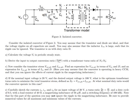 Figure Isolated Converter Consider The Isolated Chegg