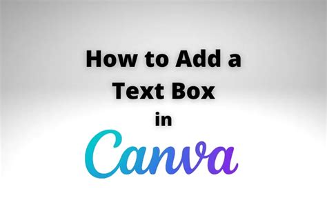 How To Add A Text Box In Canva Void Graphics