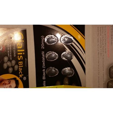 Cialis 20mg 6 Tablets Card Black Made In Uk Buyonpk