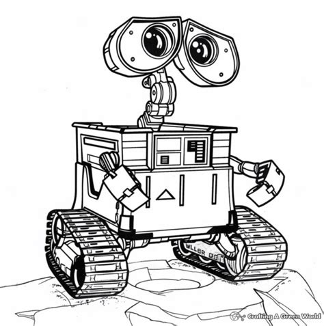 Wall E Coloring Pages Free And Printable