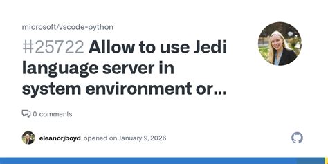 Allow To Use Jedi Language Server In System Environment Or Virtual