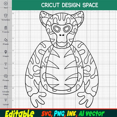 Gorilla Tag Svg Png Gorilla Tag Ink Coloring Page Printabl Inspire