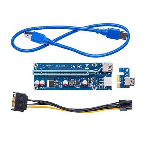 بهترین قیمت خرید رایزر کارت گرافیک تبدیل Pci Express 1x به 16xمدل 009s ذره بین