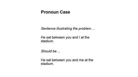 English Review Of Pronoun Errors Free Homework Help