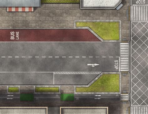 Free Modern City Streets Ttrpg Battlemaps — Tom Cartos