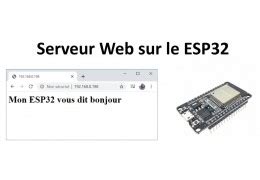 Serveur Web Sur ESP