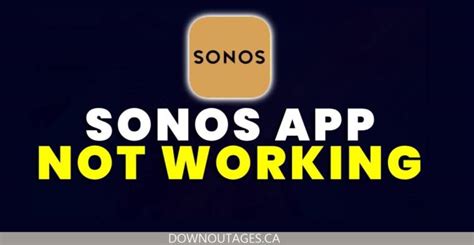 sonos for business down or service outage check current outages and