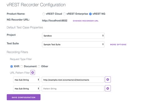 Vrest Recorder Vrest Chrome Extension Configuration Vrest Ng