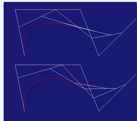 贝塞尔曲线简单推导与用opengl实现动态画出。 Csdn博客