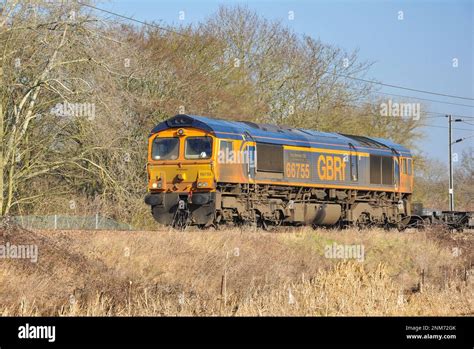 Class 66 Locomotive Heads Container Wagons South Towards Ely