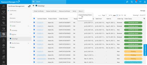 Integration With Globalsign Ssl