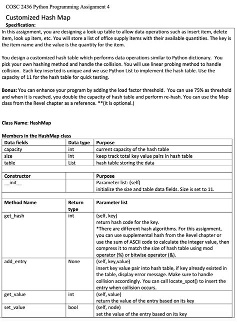Solved Cosc 2436 Python Programming Assignment 4 Customized