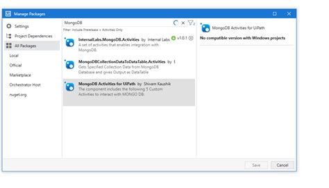 Activity Is Not Compatible On Windows Project Marketplace Uipath Community Forum
