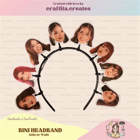 Bobble Head Bubble Head Headband Bini For Concert Use Shopee