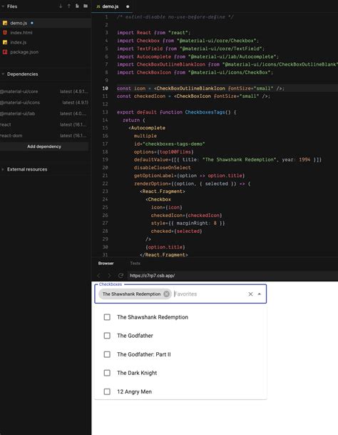 Javascript React Matrial Multiselect Defaultvalue Are Not Selected