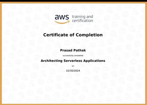 Prasad Pathak On Linkedin Aws Cloudcomputing Serverless Cloudarchitecture Awscertified