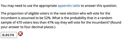 Solved You May Need To Use The Appropriate Appendix Table To