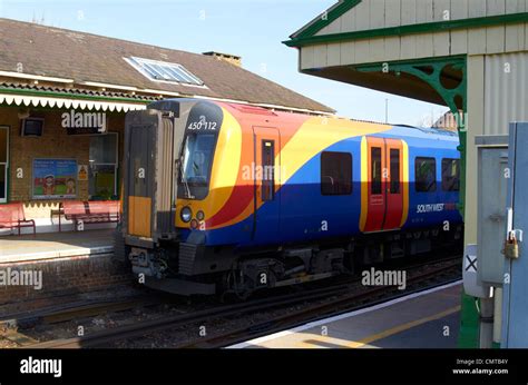 South West Trains Swt 450 Class Electric Multiple Unit At Alton