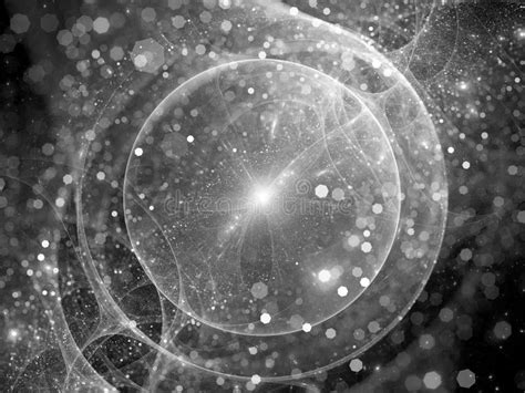 Gravitational Wave Source Sci Fi Effect Stock Illustration