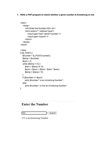 Php Lab Write A Php Program To Check Whether A Given Number Is