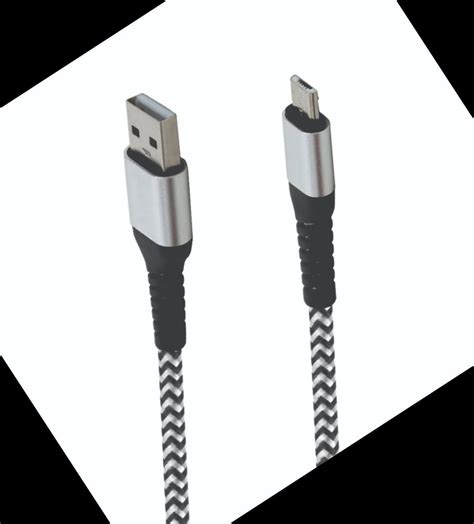 Emitter Braided Micro Data Cable At Rs 35 Piece Micro Usb Charging Cable In Parwanoo Id