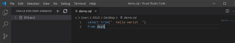 Vs Code连接到oracle数据库vscode连接oracle Csdn博客