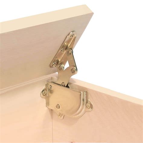 Lid Hinge Brass Plated 1 Pair Brass Wood Shop Lidded