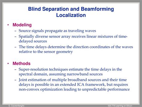 Ppt Gradient Flow Source Separation And Localization Powerpoint