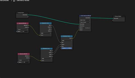 How To Read Color Attribute With Geometry Node Modeling Blender