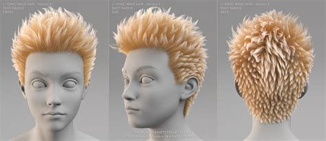 Li Sonic Wave Hair For Genesis 9 Daz 3d