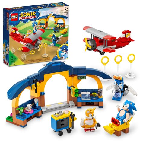Lego Sonic The Hedgehog Tails Workshop And Tornado Plane