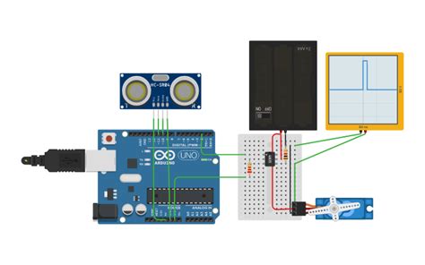 Circuit Design Sonar Tinkercad