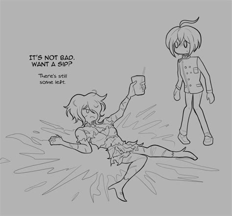 Soshu Soshuscribbles Saihara Shuichi Tojo Kirumi Danganronpa Series Danganronpa V3