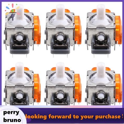 6pcs Tmr จอยสติ๊กแม่เหล็กไฟฟ้าสําหรับ Switch Pro Gamepad Tmr จอยสติ๊ก 3d Analog Thumb Stick