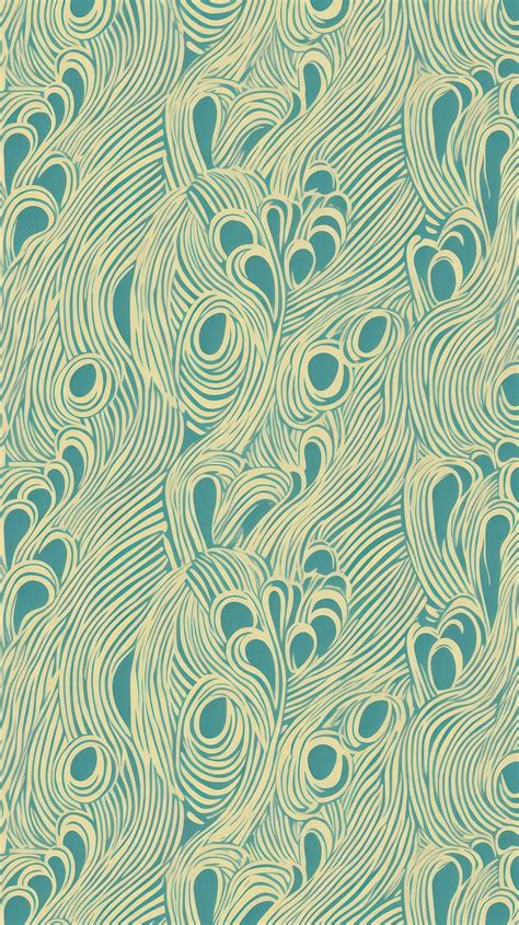 Peacock Wallpaper Pattern Line Ai Free Photo Illustration Rawpixel