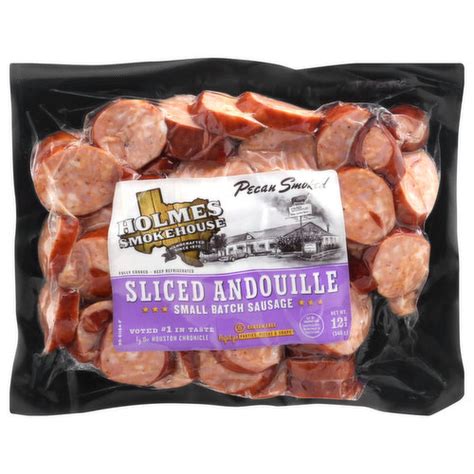 Holmes Smokehouse Sausage Andouille Sliced