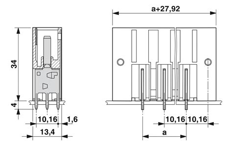 Pcv 6 16 3 G1f 10 16 Pcb Header 1998878 Phoenix Contact