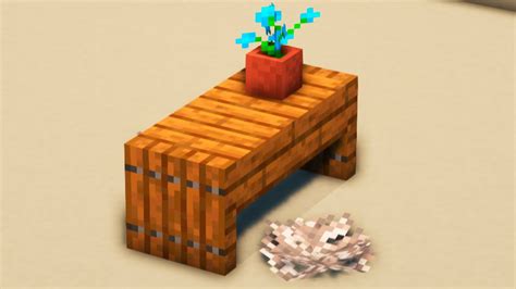Small Cozy Table In Minecraft Youtube