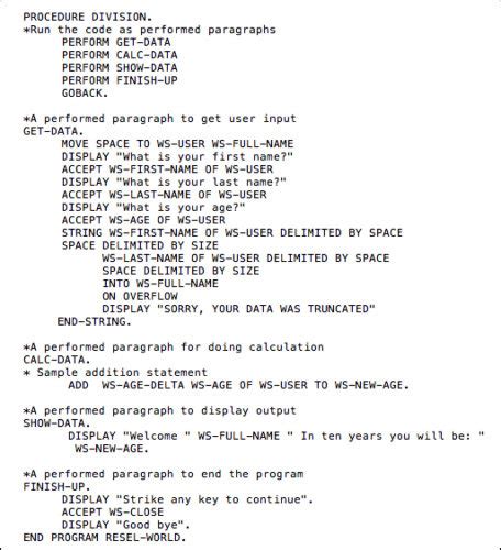 Best Of The Beauty Of The COBOL Programming Language DevOps